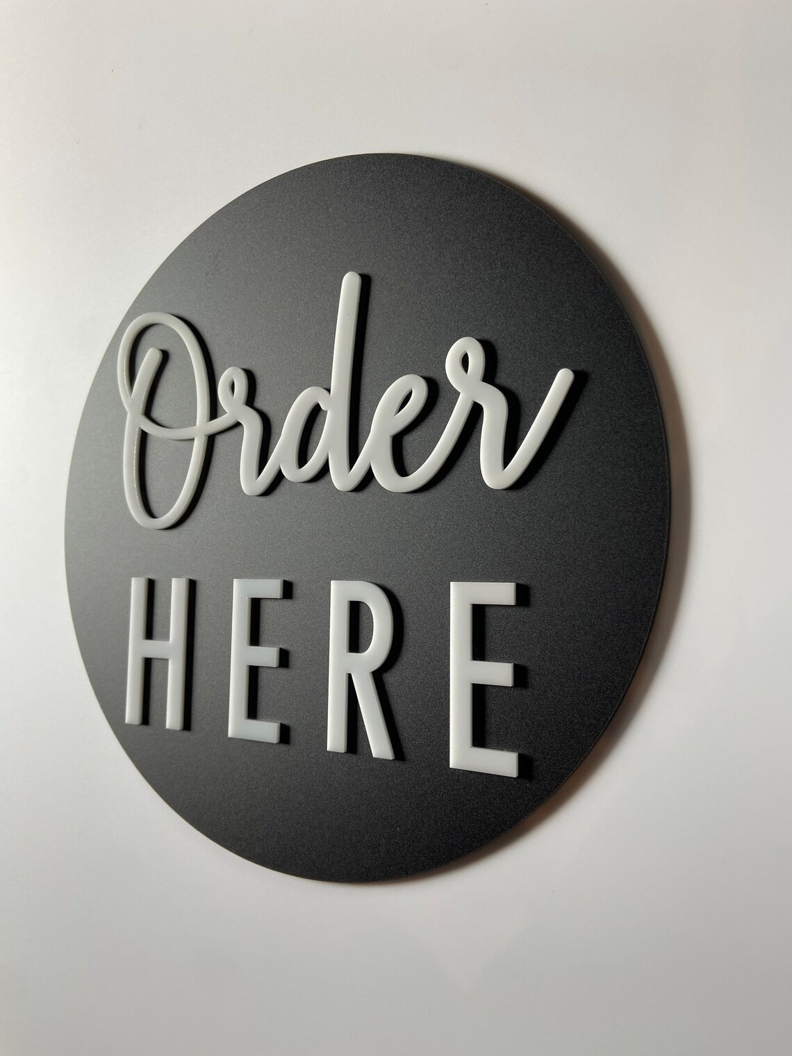 Order Here Pickup Here Outdoor Business Sign | Weatherproof and UV ...