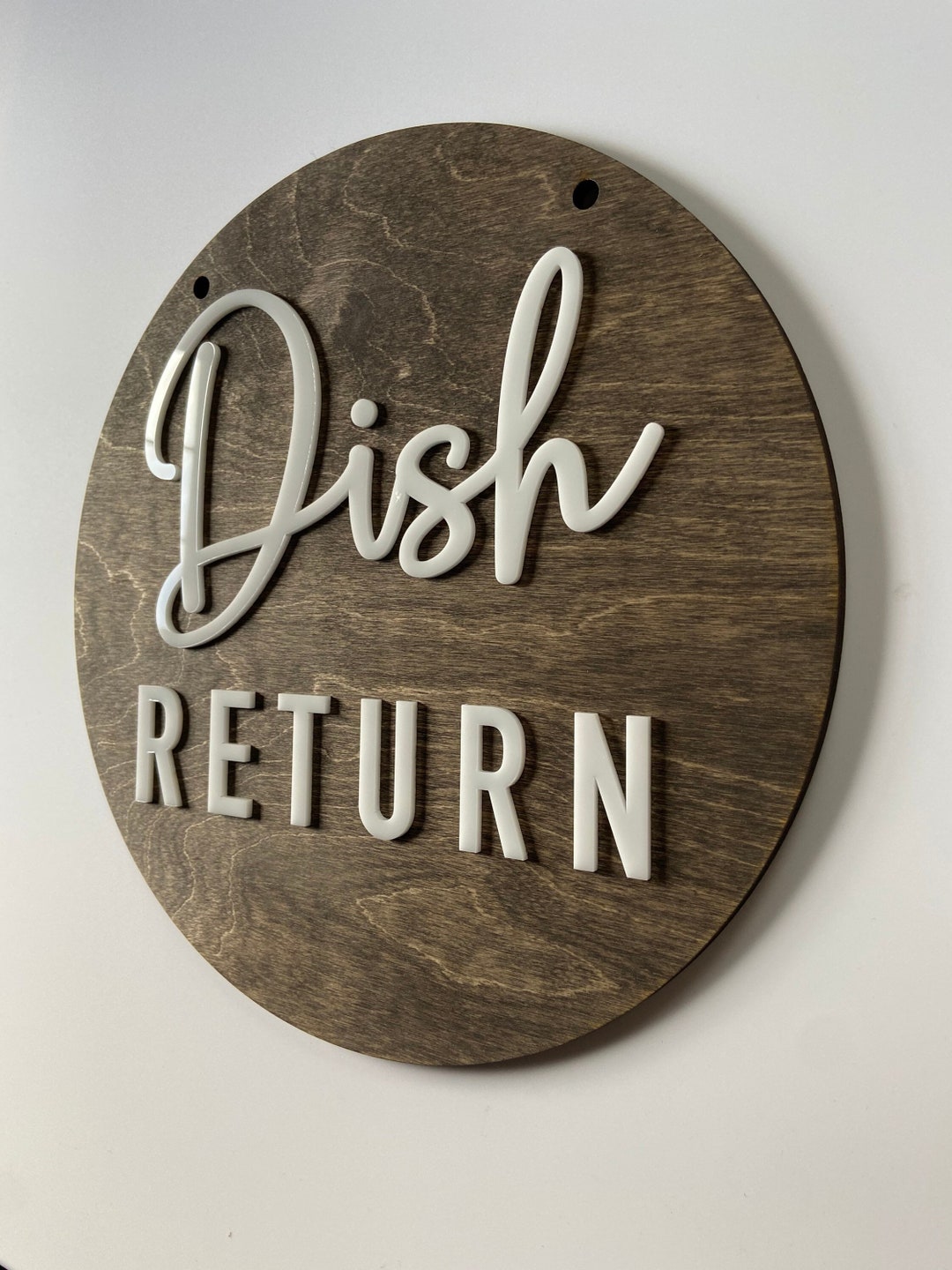 Dish Return BUSINESS Sign Wayfinding Custom COFFEE SHOP Restaurant ...