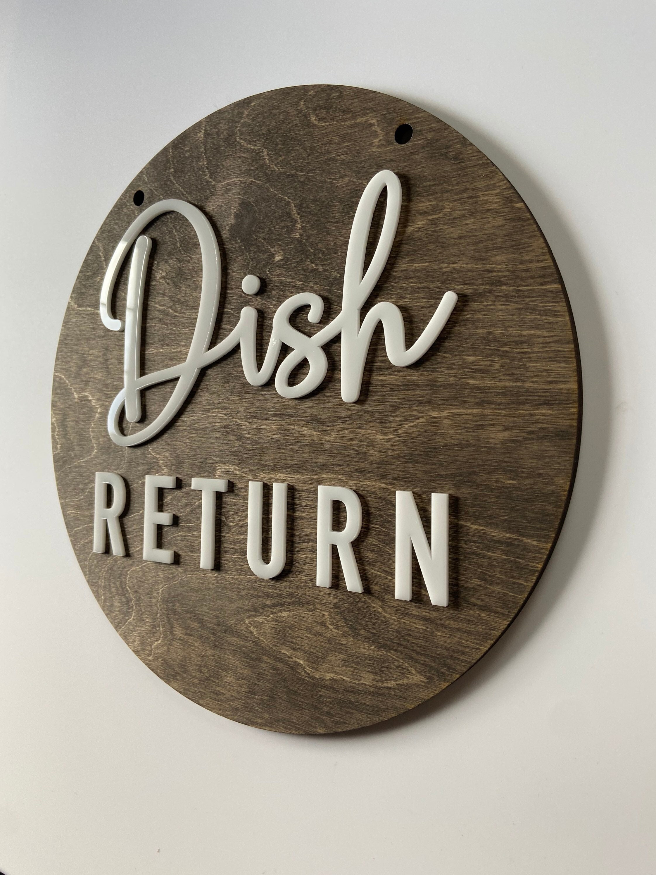 Dish Return BUSINESS Sign Wayfinding Custom COFFEE SHOP | Etsy