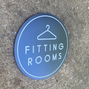 Fitting Room Sign | Business Clothing Boutique Store Retail Window ...