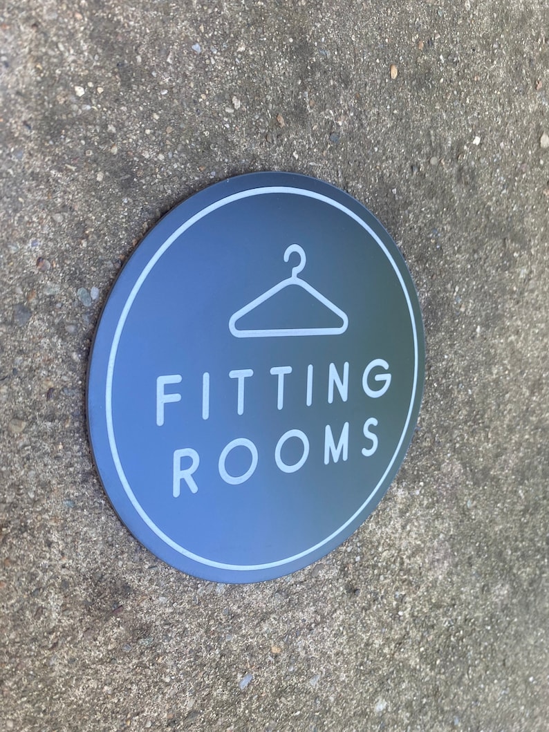 Fitting Room Sign Business Clothing Boutique Store Retail - Etsy