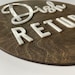 Dish Return BUSINESS Sign Wayfinding Custom COFFEE SHOP Restaurant ...