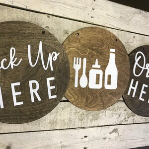 Condiment Icons Restaurant BUSINESS Sign | Custom Cafe COFFEE SHOP ...
