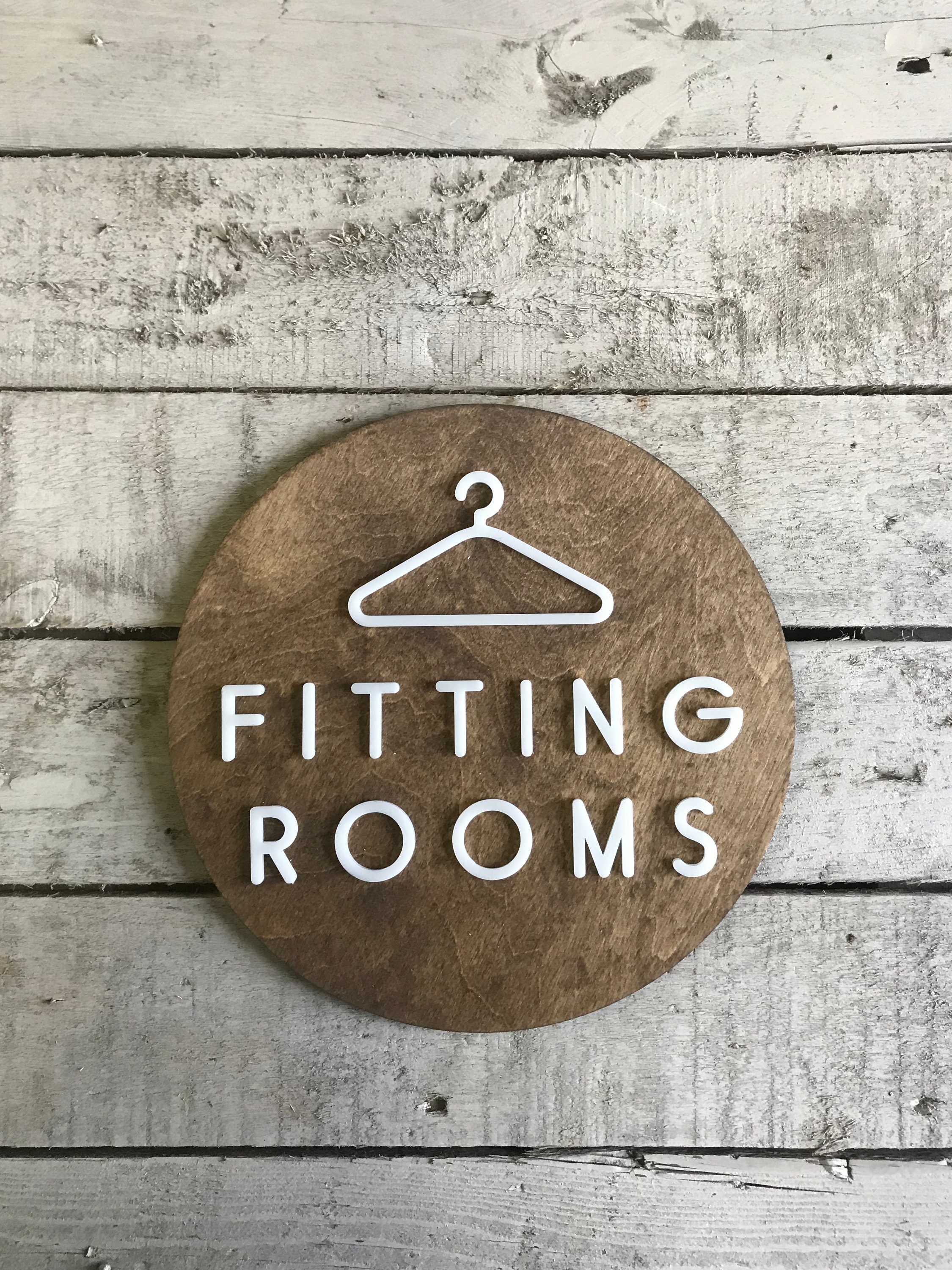 Fitting Room Sign Business Clothing Boutique Store Retail | Etsy