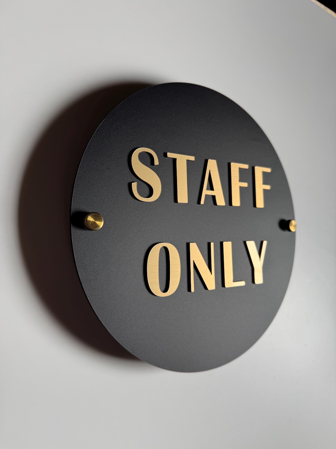Staff Only Business Sign | 9x9