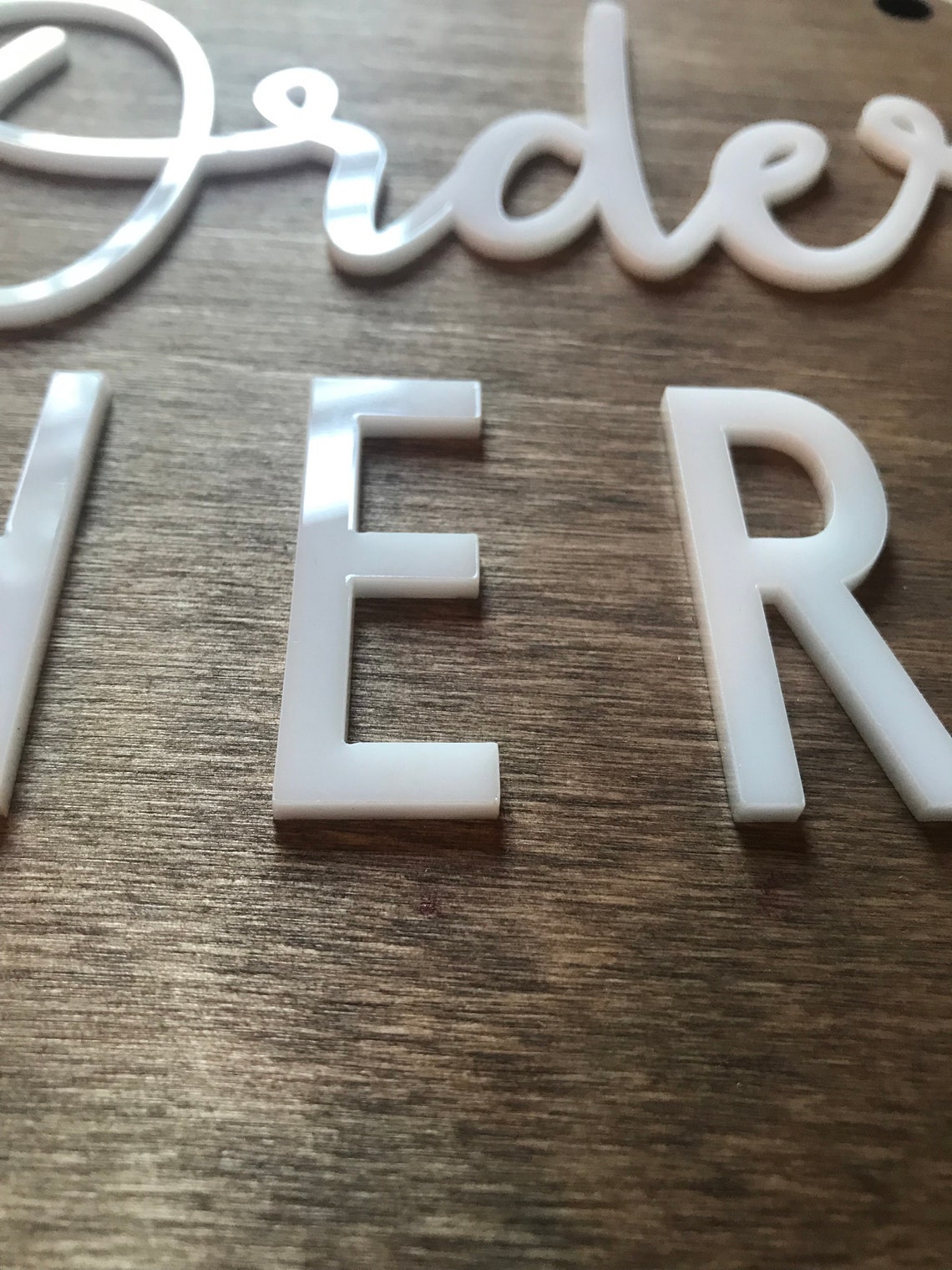 Dish Return Sign | Wood & Acrylic Restaurant Signs | Cafe Coffee Shop ...