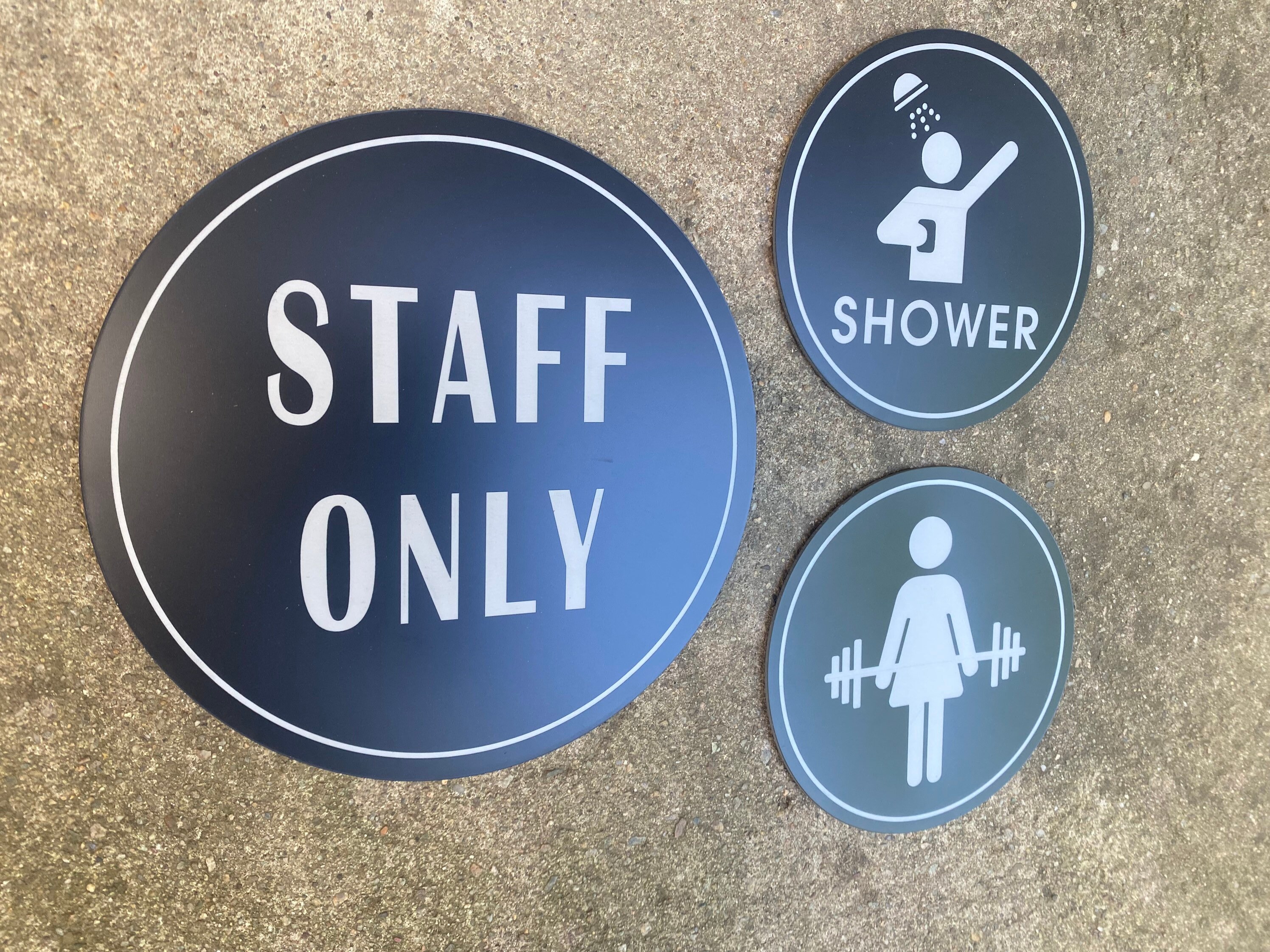 Custom Room Number Signs | Side Projection Hardware Included - Etsy