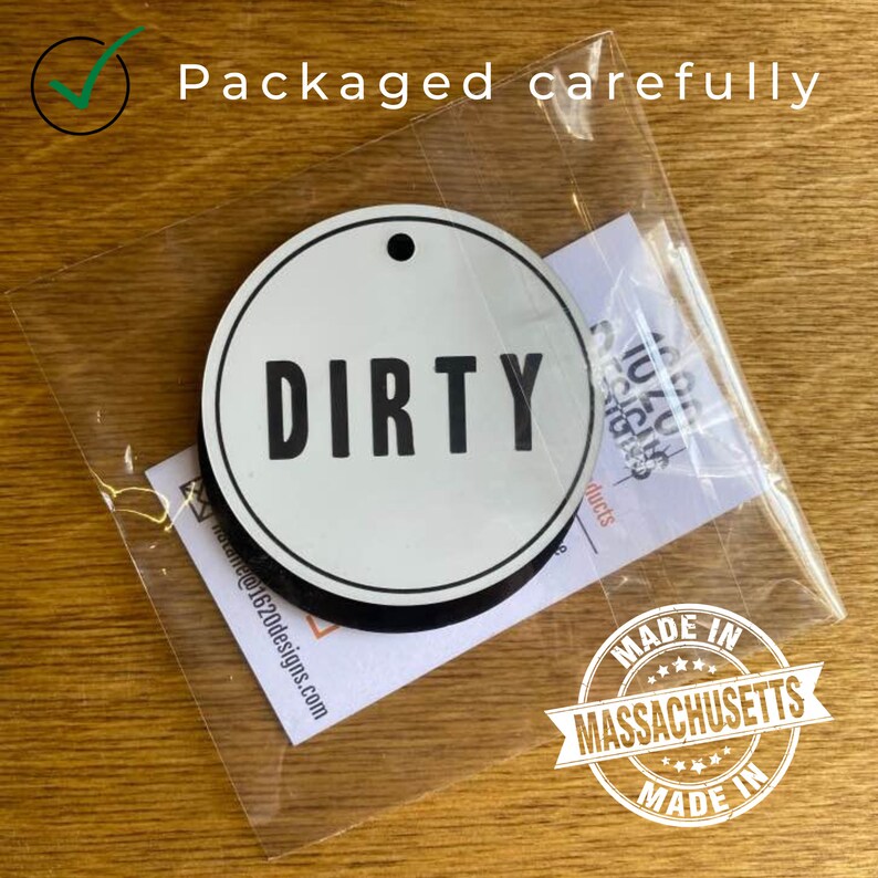 Clean & Dirty Laundry Basket Labels Hamper Basket Tag - Etsy