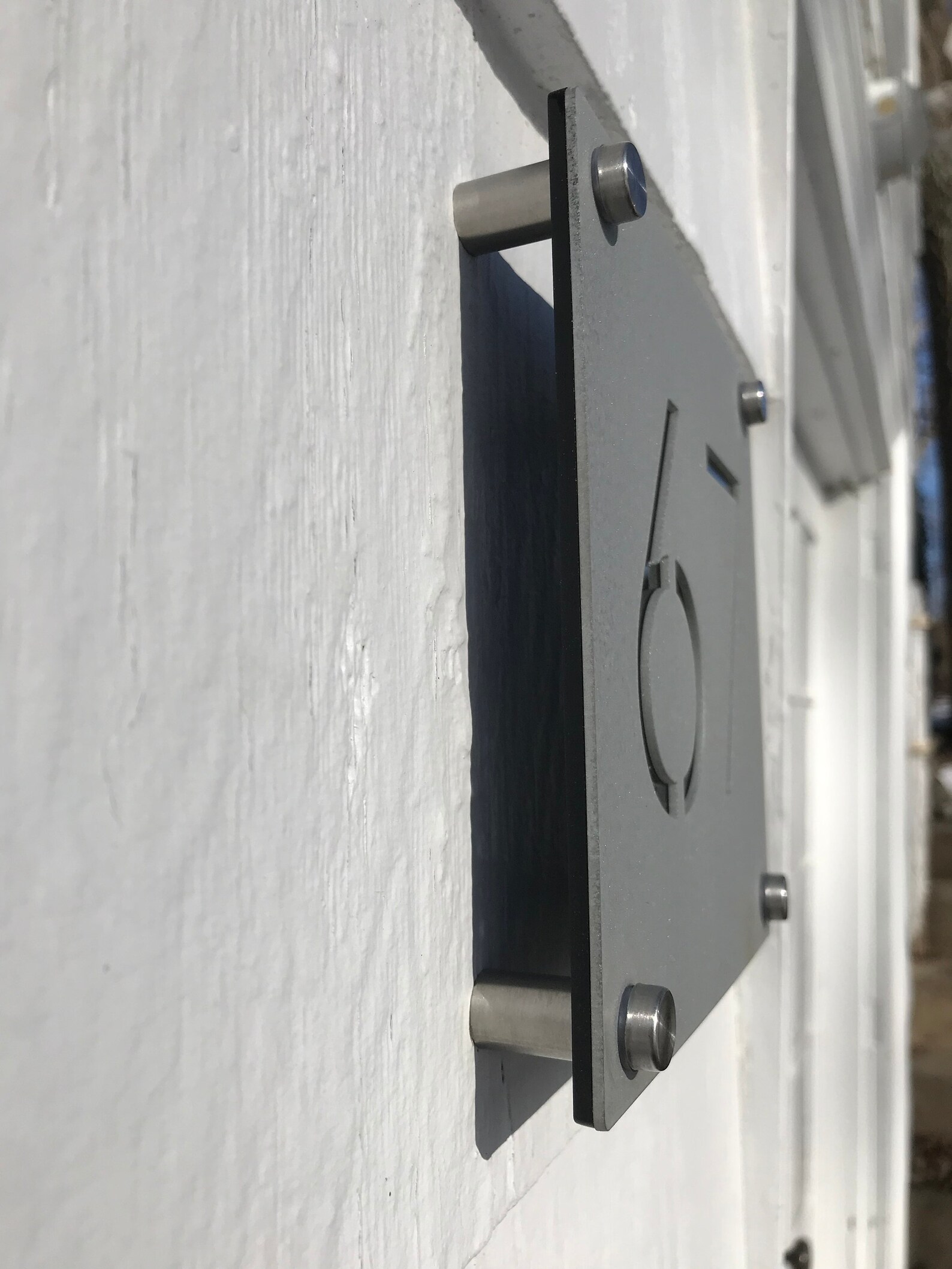 House Number Sign 5.5"x5.5" | Modern Custom Home Acrylic Street Address ...