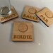 Golf Gift Coasters Set of 4 Maple Wood Drink Holder Gift for - Etsy