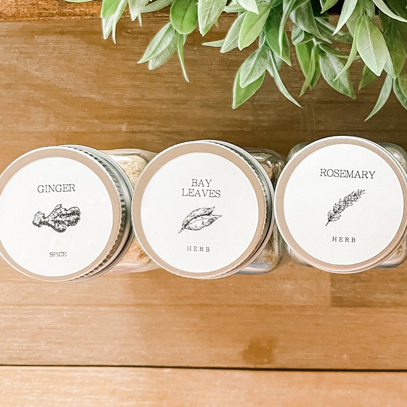 Spice Labels - Etsy