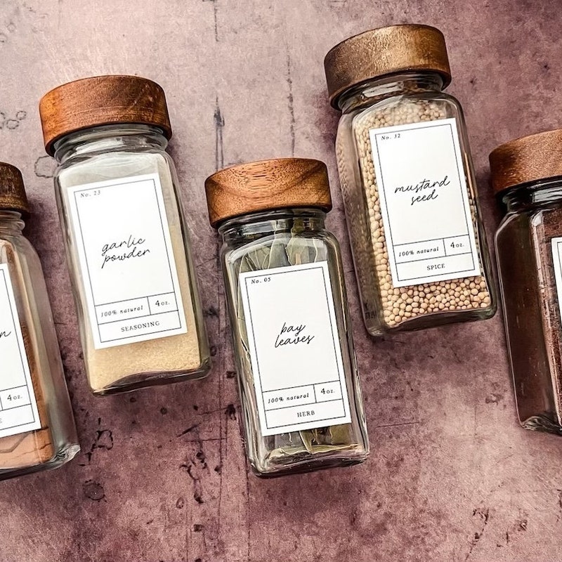 Spice Label - Etsy