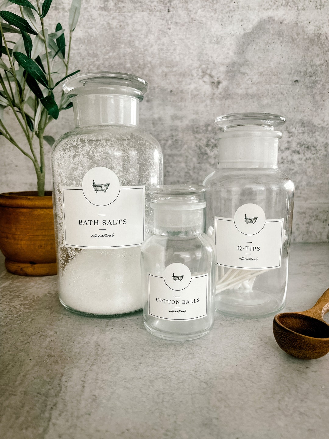 Home Organization Labels / Bathroom Labels / Linen Labels / European ...