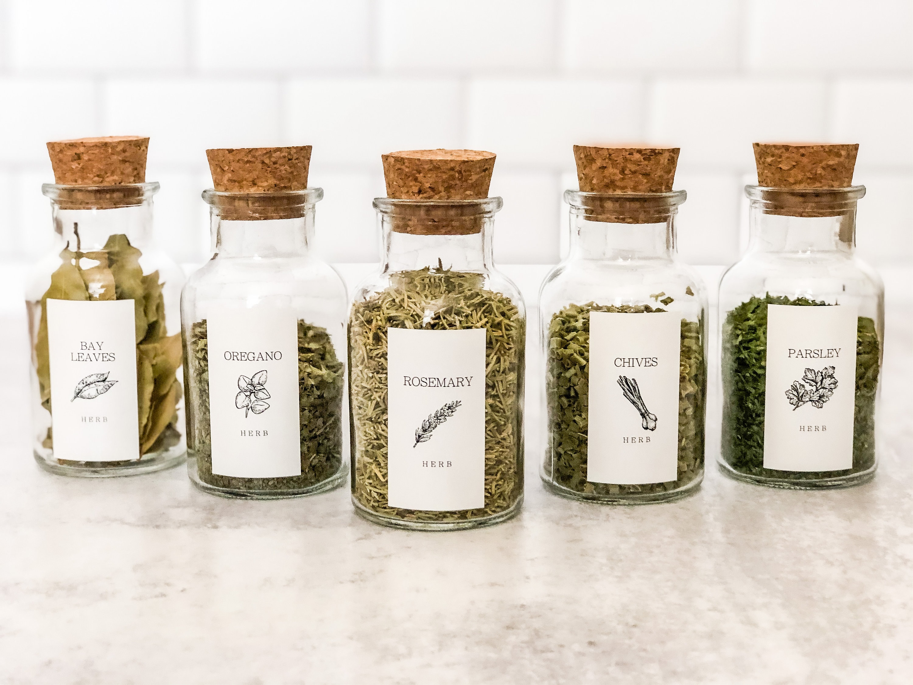 60 Vintage Spice Labels / Farmhouse Spice Labels/ Organization - Etsy ...