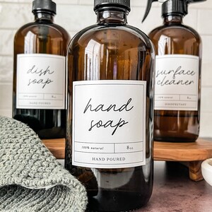 Waterproof Soap Labels: Kitchen & Bath Organization (2.5''x2.5'') - Etsy
