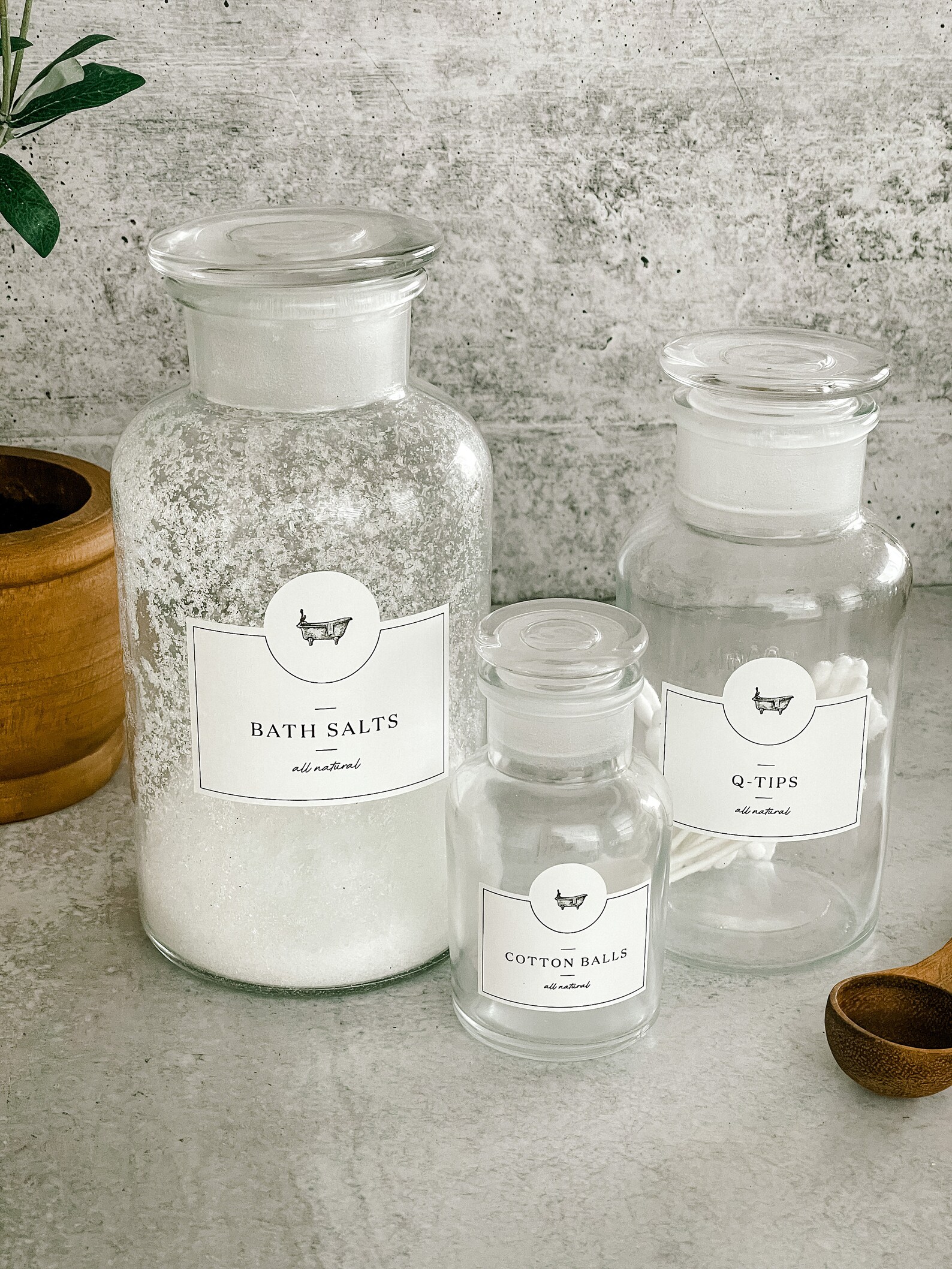 Home Organization Labels / Bathroom Labels / Linen Labels / - Etsy