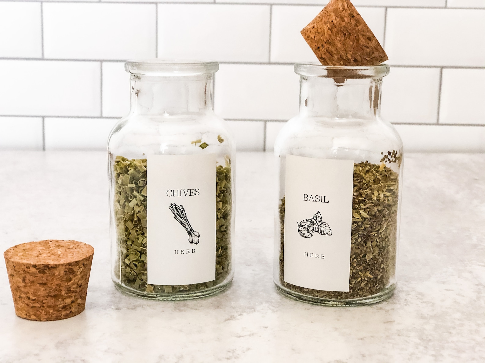 60 Vintage Spice Labels / Farmhouse Spice Labels/ Organization ...