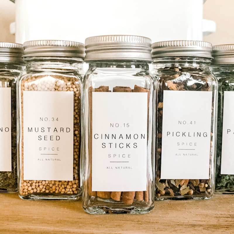 Spice Labels - Etsy