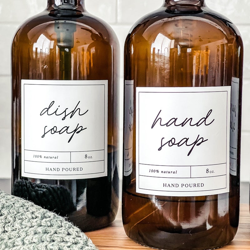 Soap Dispenser Label - Etsy