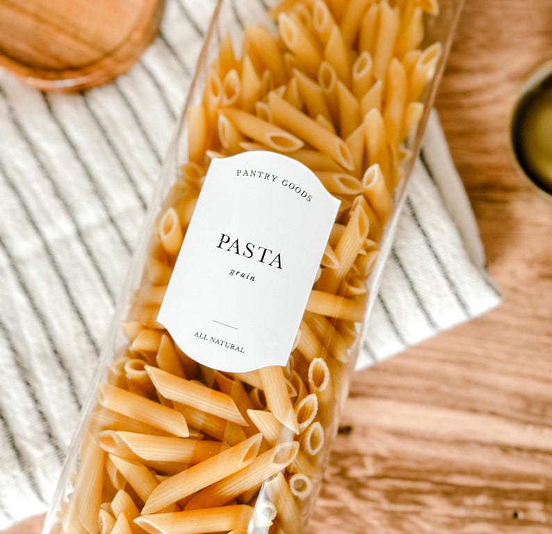 French Pantry Labels: Waterproof, Oil Resistant (2x3'') - Etsy