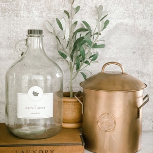 Laundry Room Labels / Laundry Room / Laundry Decor / Canister Labels ...