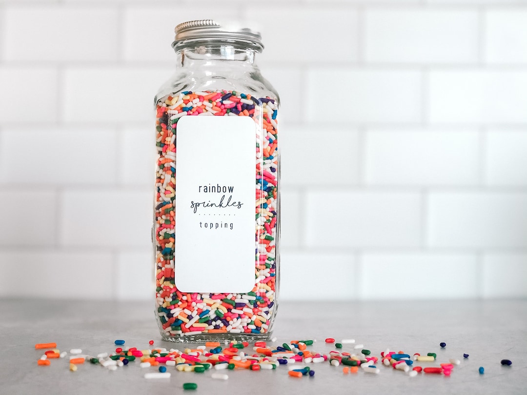 Sprinkle Labels: Baby Shower Favors, Donut Party Decor (LABELS ONLY) - Etsy