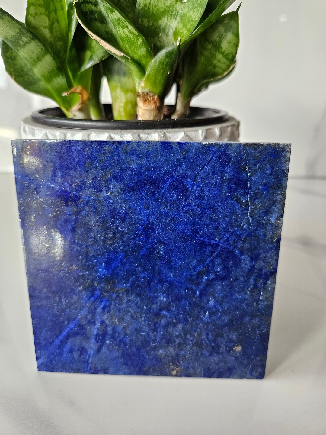 10x10 Lapis Lazuli Stone Tile | Best Friend Gift, Natural Lapis, Worry ...