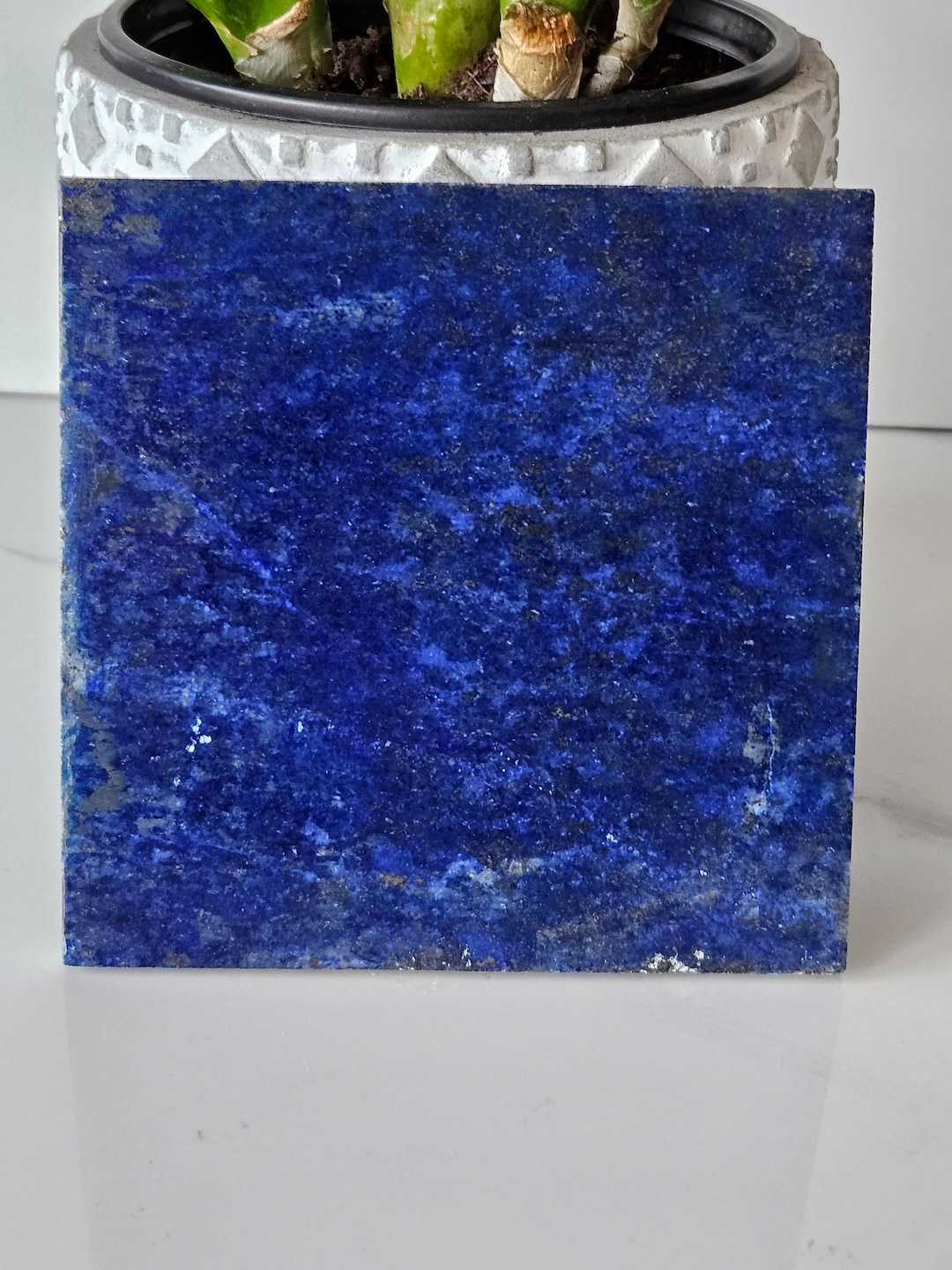 10x10 Lapis Lazuli Stone Tile Polished Stone Confidence - Etsy
