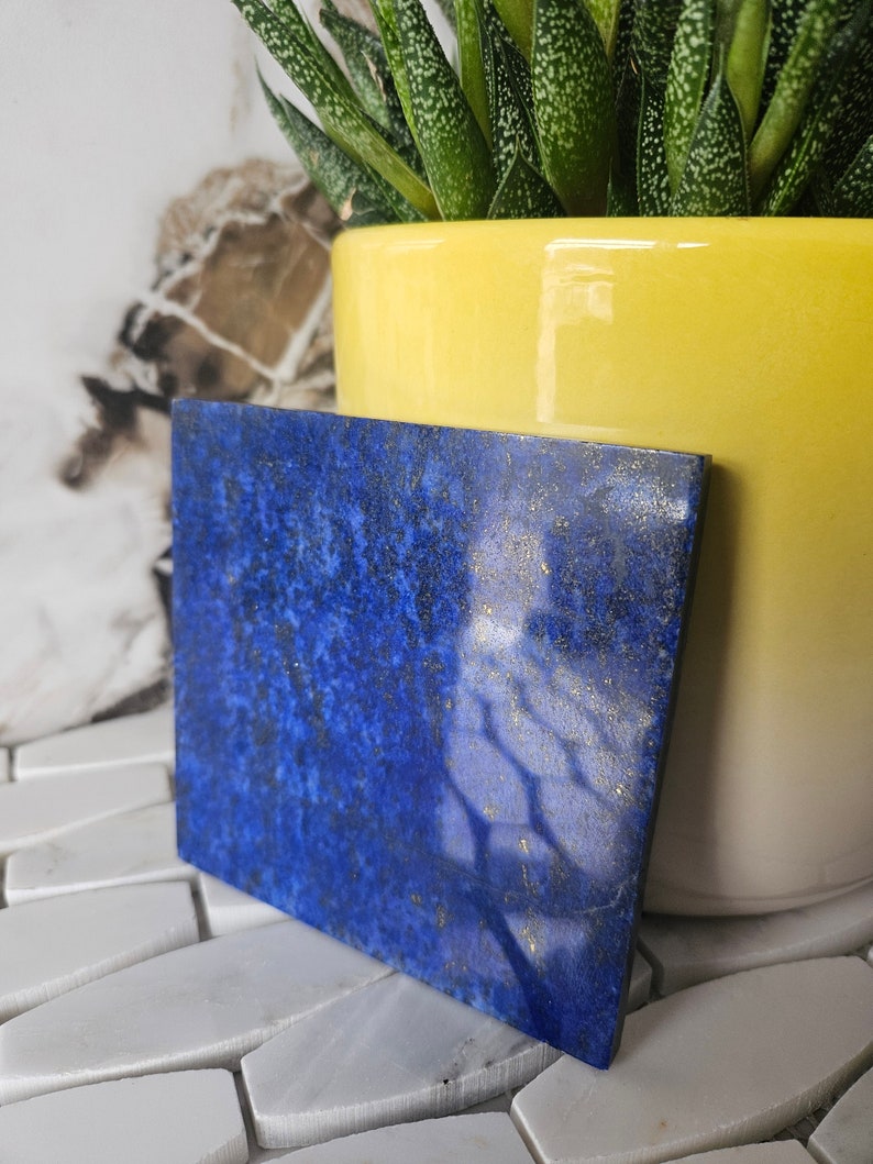 10 X 10 Cm Polished Stone Sided Tile | A+++ Lapis Lazuli, Lapis Tiles ...