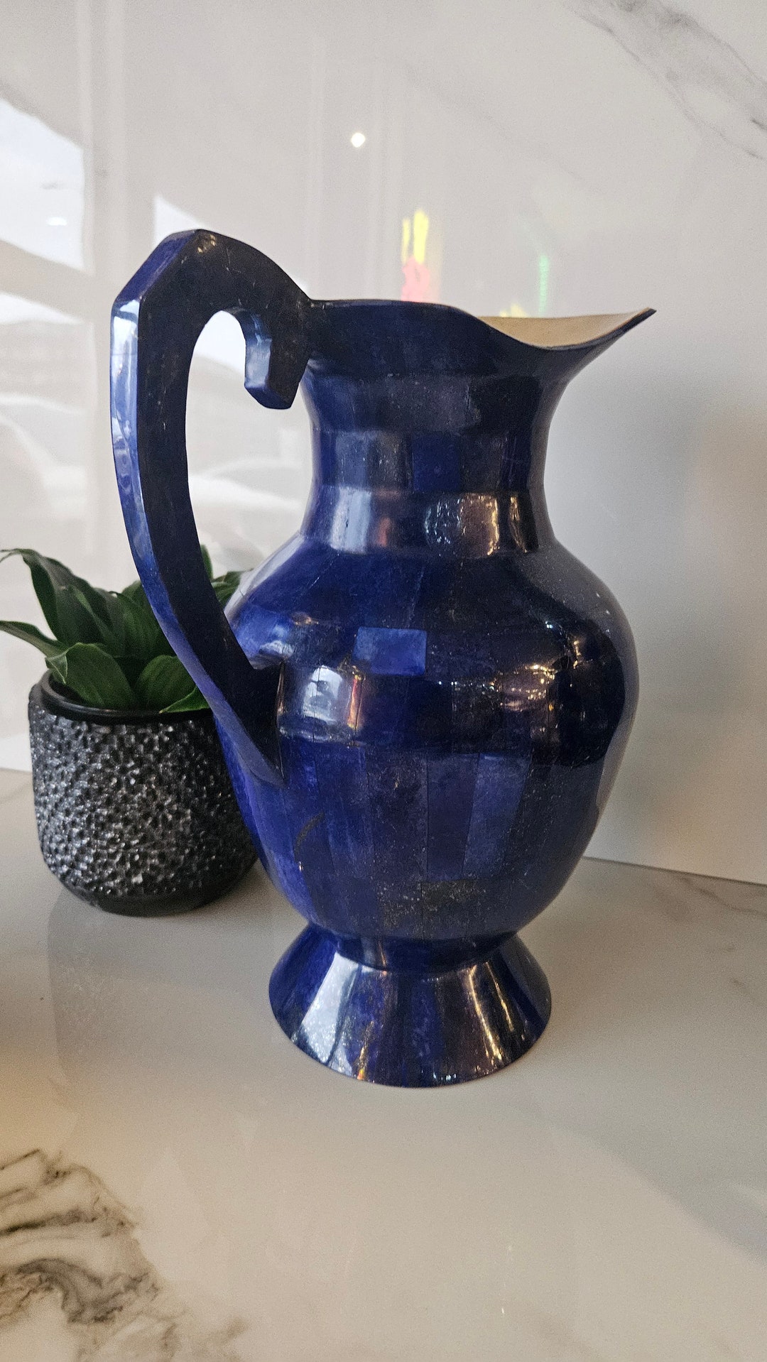 Lapis Lazuli, Lapis Lazuli Water Pot Made With High-quality Badakhan ...