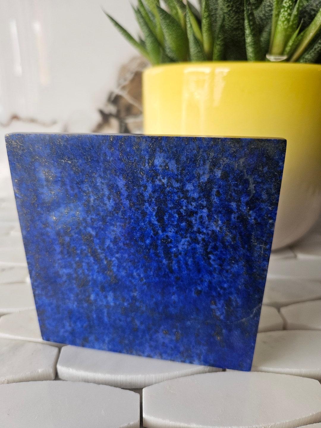 10 X 10 Cm Polished Stone Sided Tile A Lapis Lazuli, Lapis Tiles ...