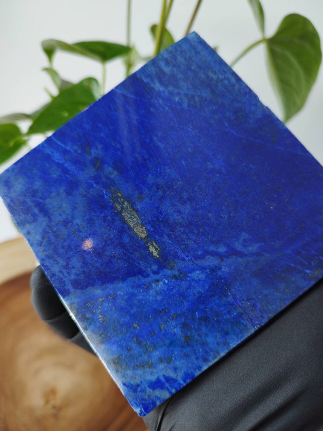 10 X 10 Cm Polished Stone Sided Tile | A+++ Lapis Lazuli, Crystal Decor, Grade A++ Protection ...