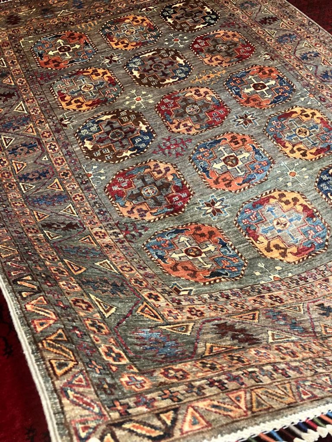 6 X 8 Ft Ziegler Afghan Chibi Rug, Well-made Soft Geometric Hand ...