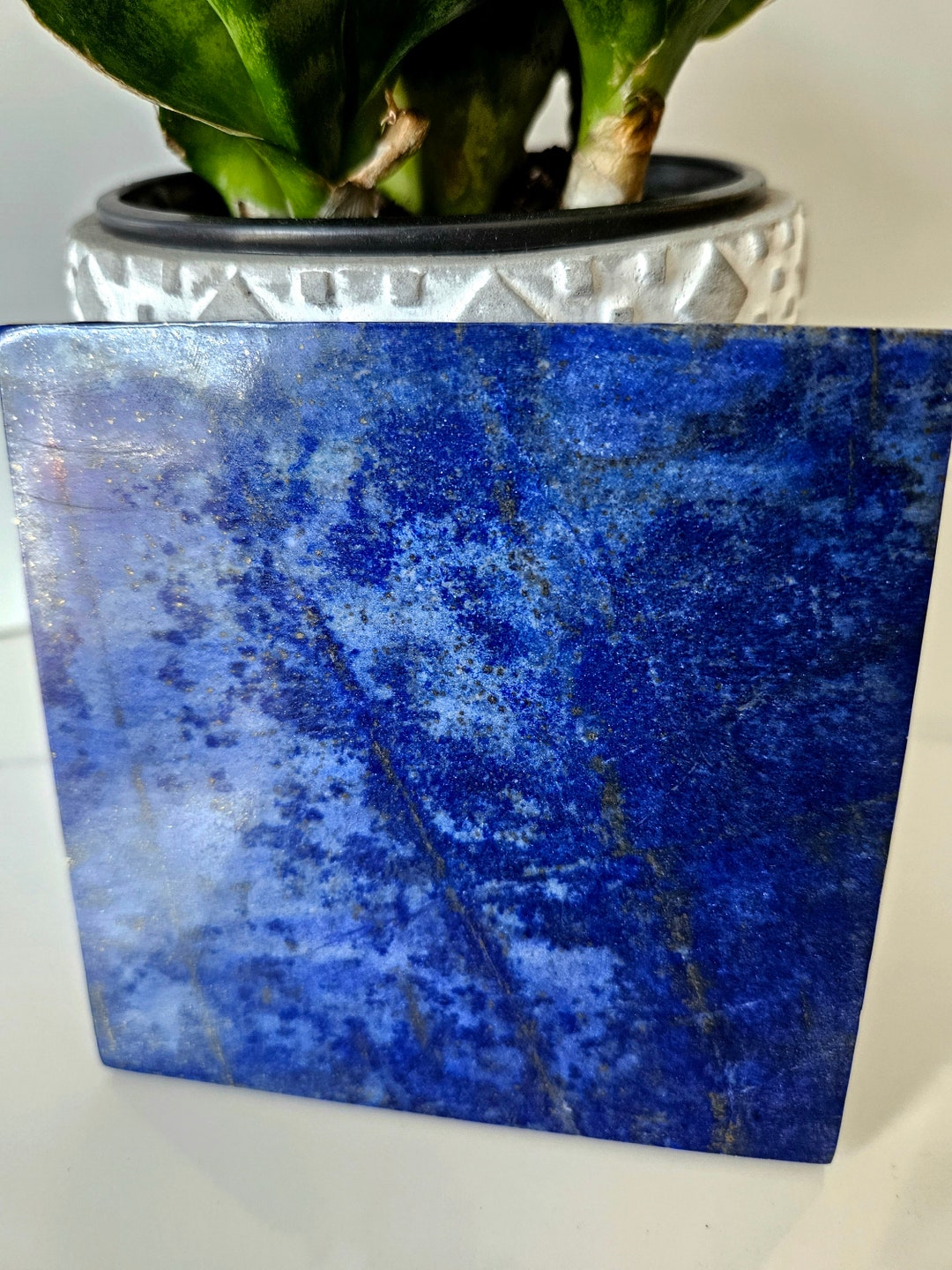 10 X 10 Cm Polished Stone Sided Tile A Lapis Lazuli, Lapis Tiles ...
