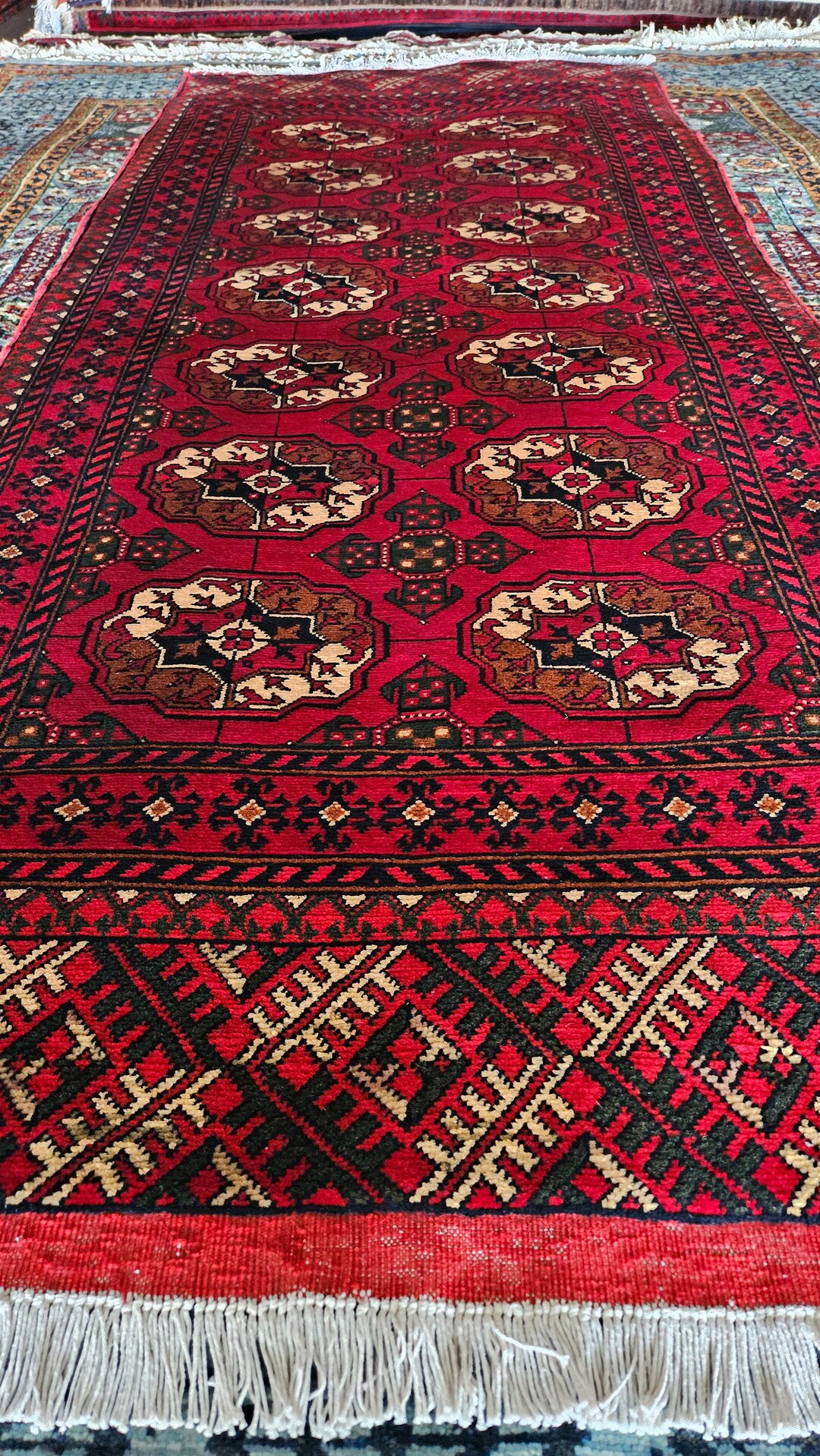 Bokhara Runner Rug, 3x7 Rug, Redrunner, Rustic Decor, Bedroom Rug, Boho ...