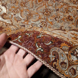 Marvelous Handmade, Square Shape, Paisley Design Tablecloth. Gift Idea ...