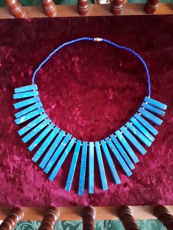 Stunning cobalt blue graduated rectangular cuboid sto… - Gem