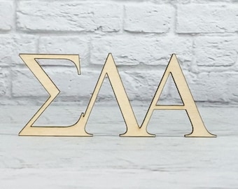 Alpha Chi Omega Wooden Sorority Letters Greek Letters Big - Etsy