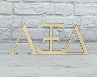 Alpha Delta Pi Wooden Sorority Letters Greek Letters Big - Etsy