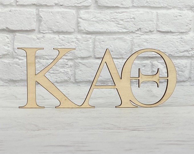 Kappa Alpha Theta Wooden Sorority Letters Greek Letters Big - Etsy