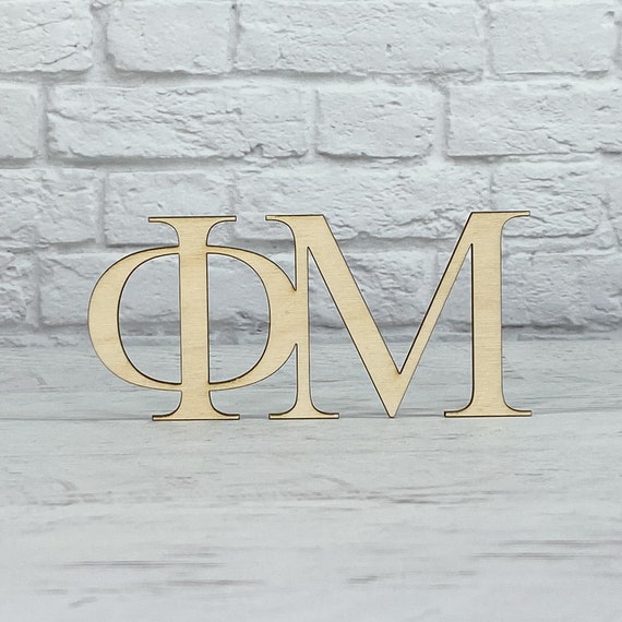 Phi Mu Wooden Sorority Letters Greek Letters Big Little - Etsy