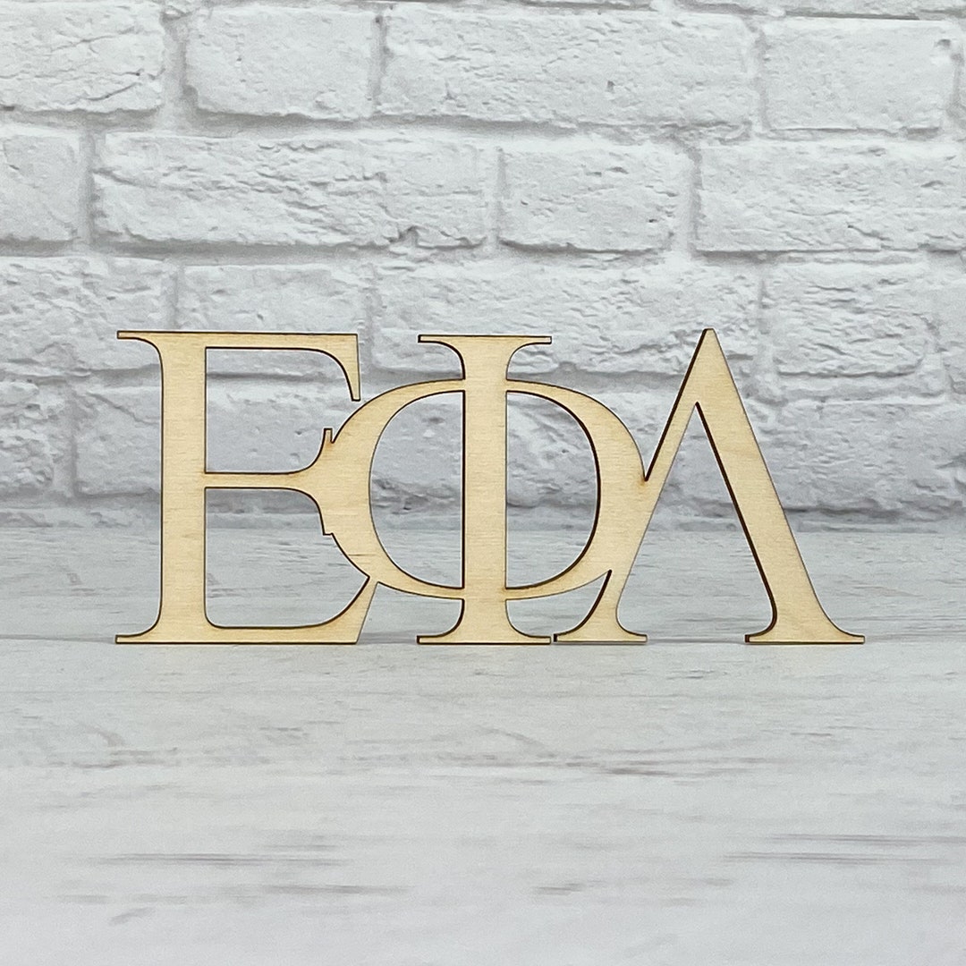 Sigma Phi Lambda Wooden Sorority Letters Greek Letters Big - Etsy