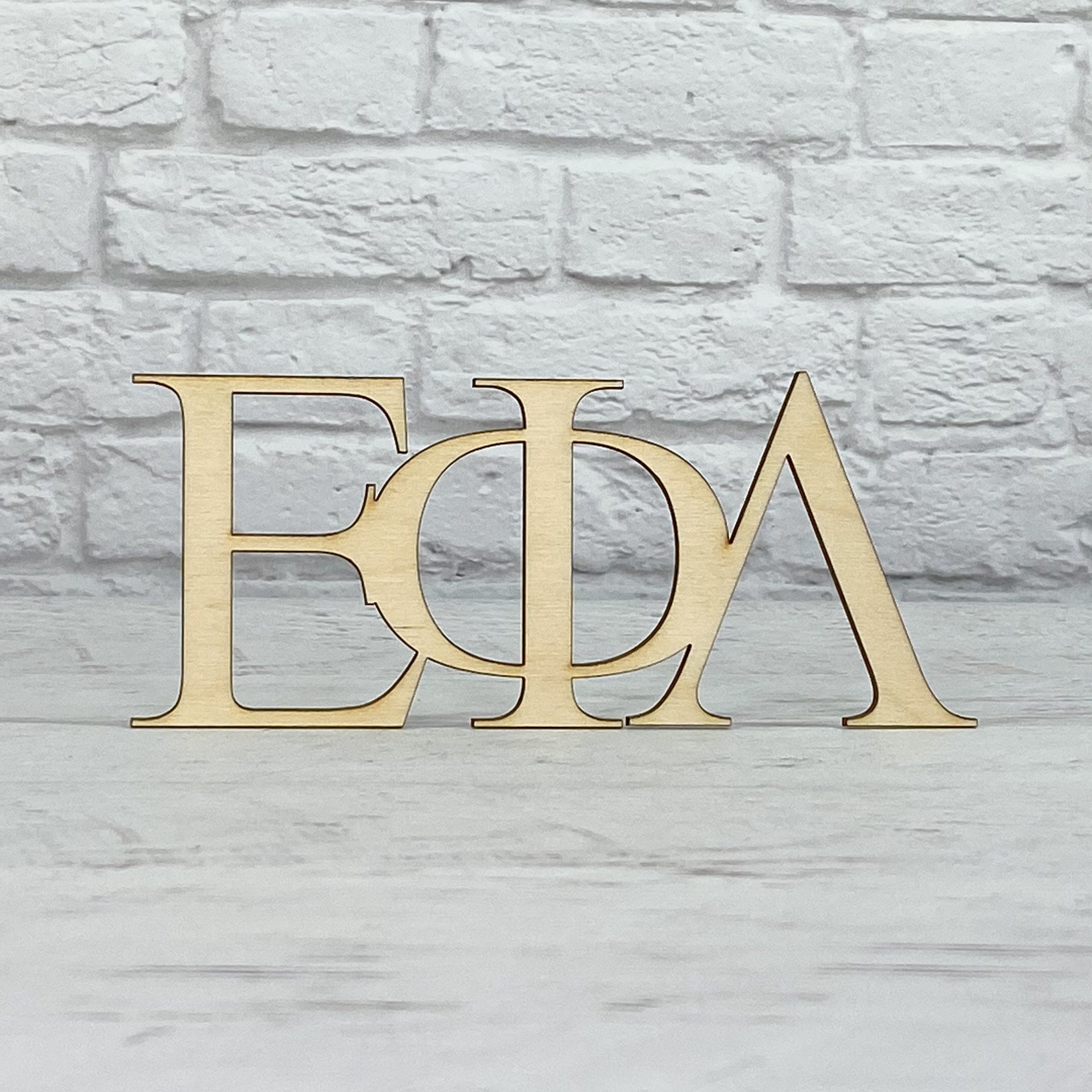 Sigma Phi Lambda Wooden Sorority Letters Greek Letters Big - Etsy