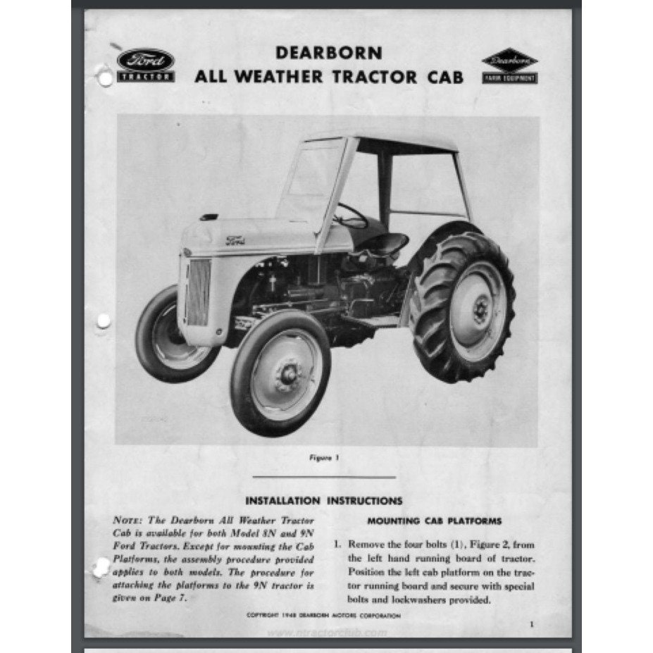 8n Ford Tractor Cab