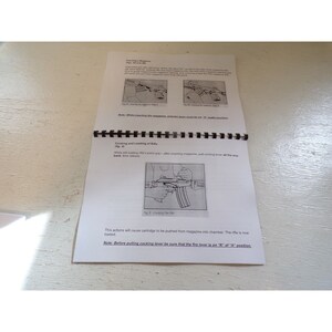 GALIL 5.56 / .223 ARM; AR; Sar Manual Operating & Maintenance Comb Bound Gloss - Etsy