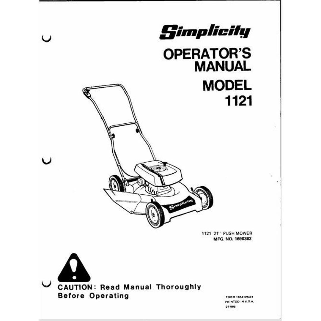 Simplicity, Model, 1121, Operators, Manual - Etsy