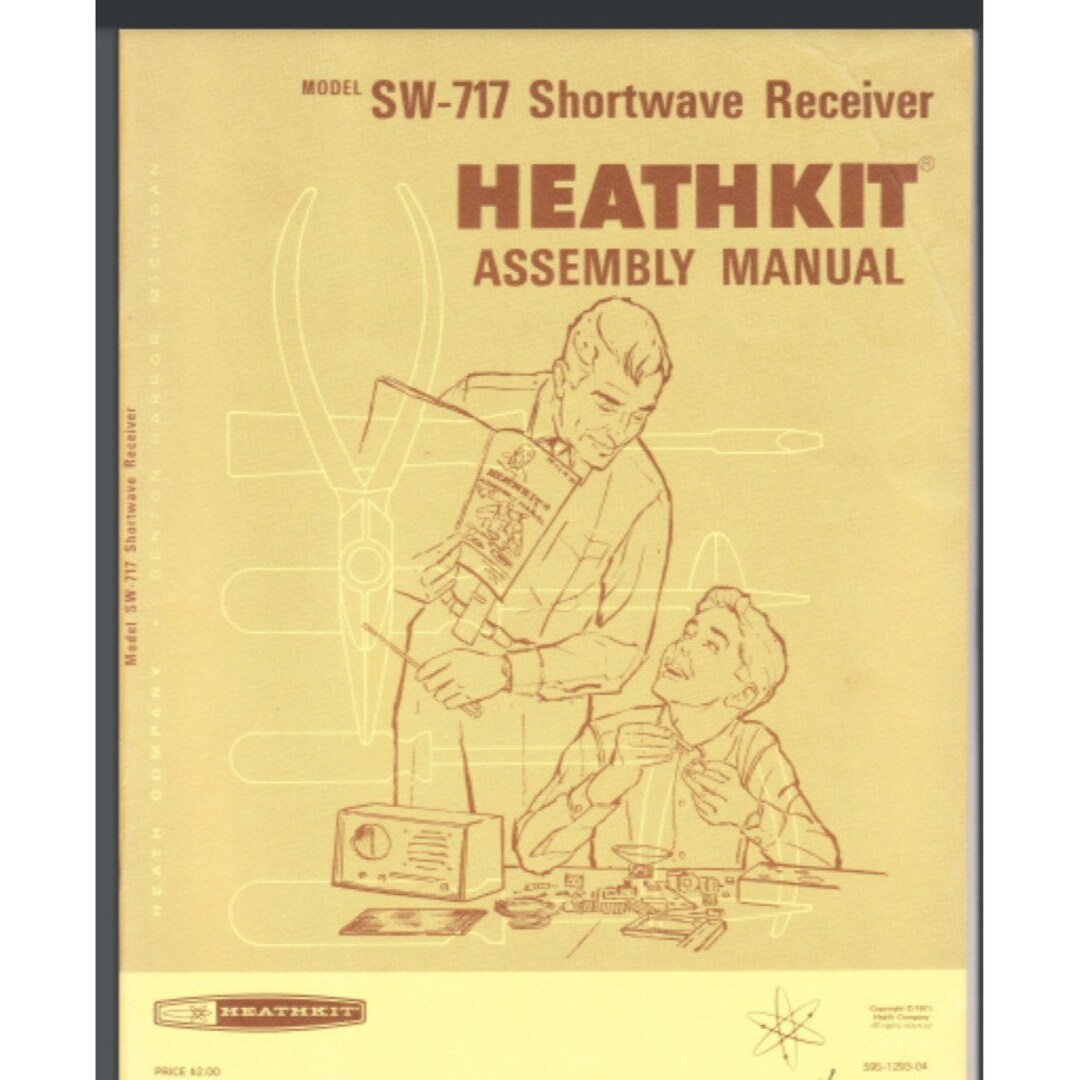 Heathkit Shortwave Radio SW-717 Assembly Manual 54 Pages Comb Bound Gloss Cover - Etsy