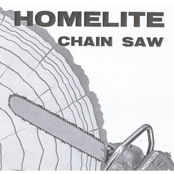 Vintage Homelite Chain Saw Illustrated Parts List Models
