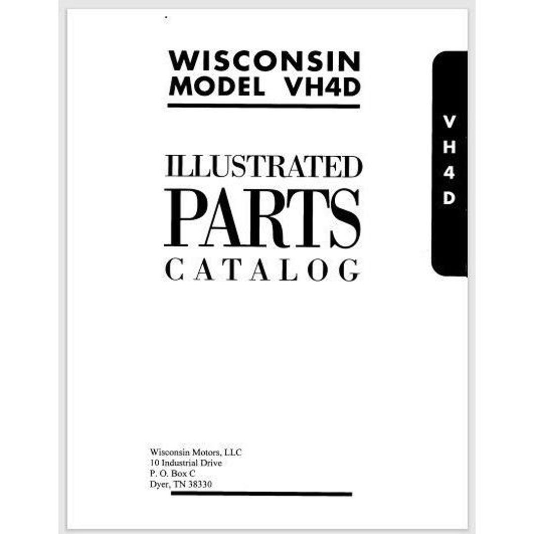 Wisconsin Vh4 Vh4d Engine Parts Manual Book 70 Pages - Etsy