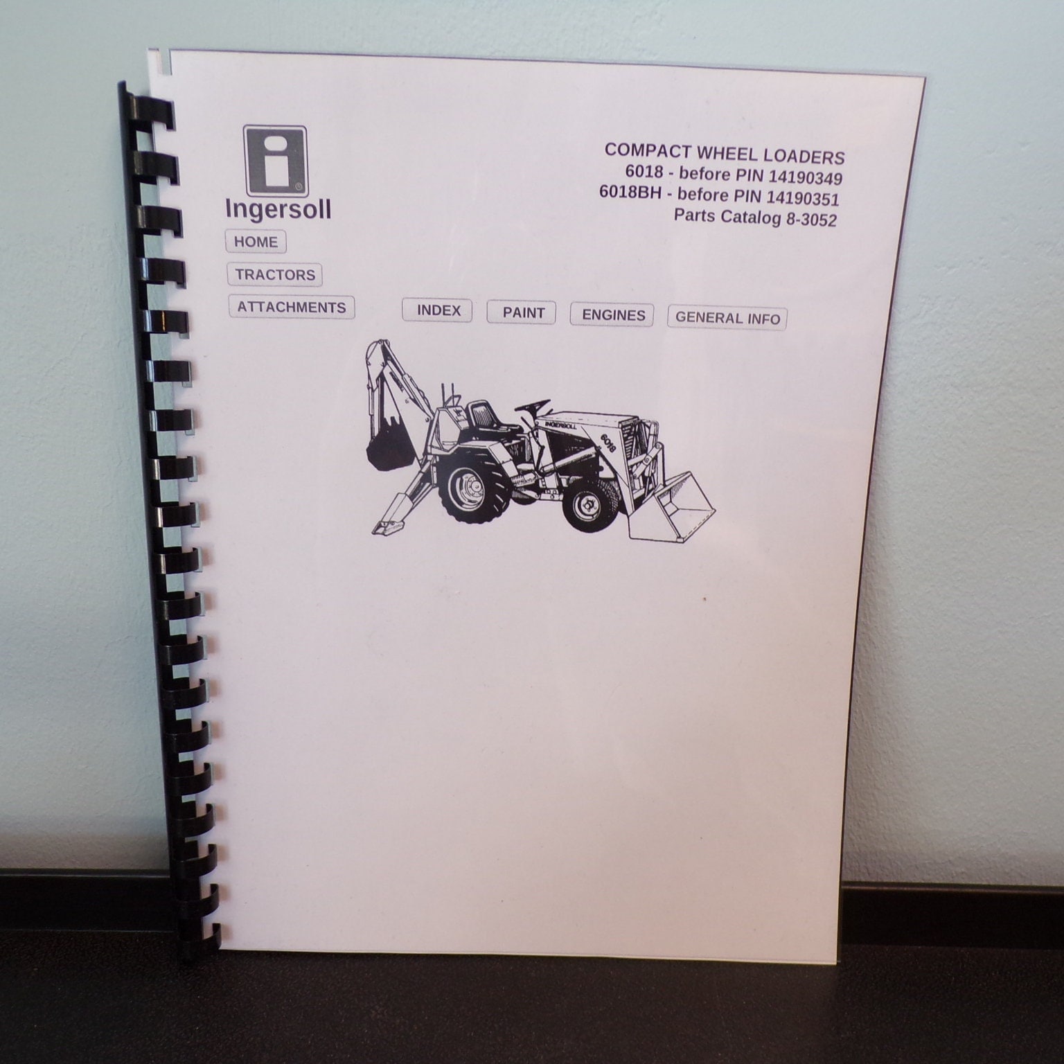 Ingersoll 6018 6018BH Parts Catalog Manual - Etsy